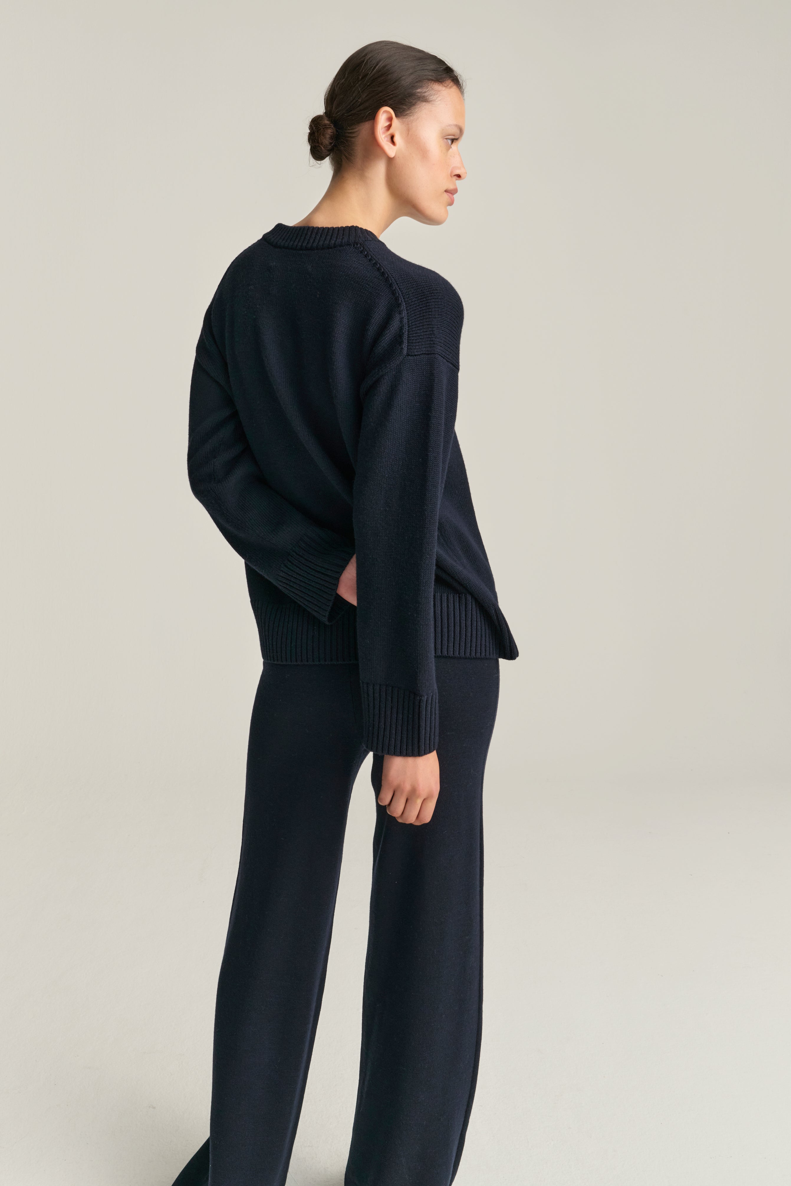 Pants | Merino Wool | Navy – Rhea.
